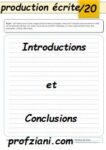 des exemples d'introductions et de conclusions texte argumentatif
