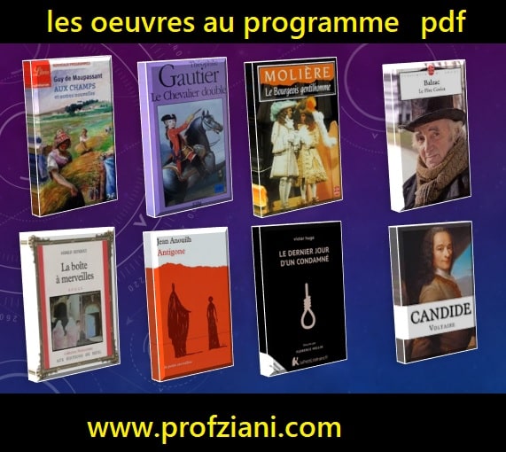 Les textes des œuvres au programme du lycée Maroc pdf et word