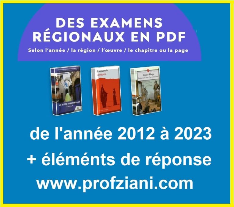 contrôle de Candide 2 eme année bac premier semestre chapitre 1 30
